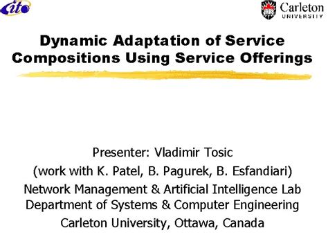 Dynamic Adaptation Of Service Compositions Using Service Offerings
