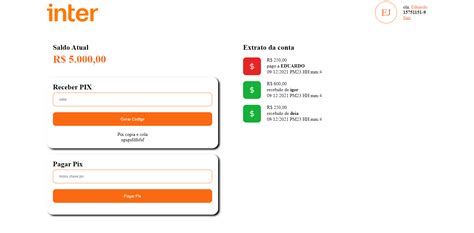 Inter Bank Clone Project Carried Out In The DIO Course