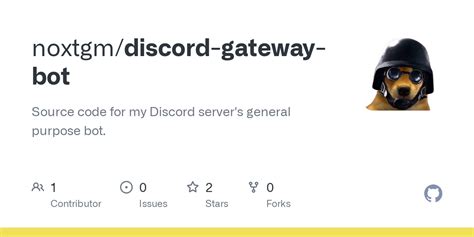 GitHub Noxtgm Discord Gateway Bot Source Code For My Discord Server S General Purpose Bot