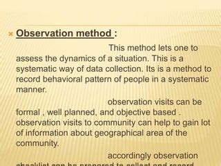 Methods Of Data Collection PPT