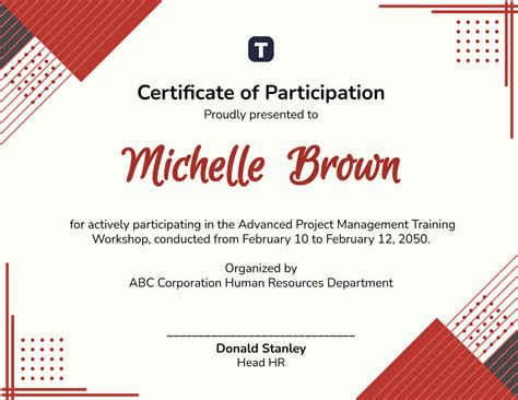 Free Hackathon Participation Certificate Template To Edit Online