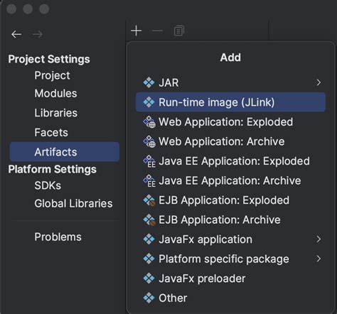 jlink jdeps support for building a custom runtime image ides support