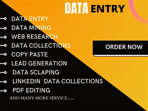 Data Entry Pdf Conversion Typing Copy Paste And Virtual Assistant Upwork