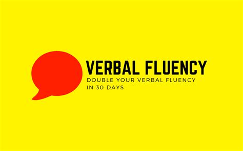 Train Your Verbal Fluency Double Your Verbal Fluency In 30 Days