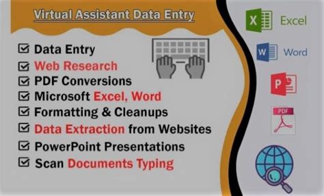 Data Entry Excel Word Database Editing By Luisguarache Fiverr