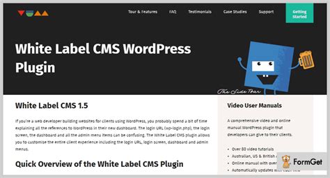 6 white label wordpress plugins 2022 formget
