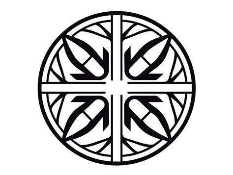 Stained Glass Cross Coloring Page Coloring Pages