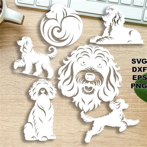 Cockapoo Svg Cut Files Svg Dxf Png Eps Silhouette And Cricut Digital