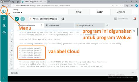 yuk bermain wokwi 5 koneksi dengan arduino iot cloud