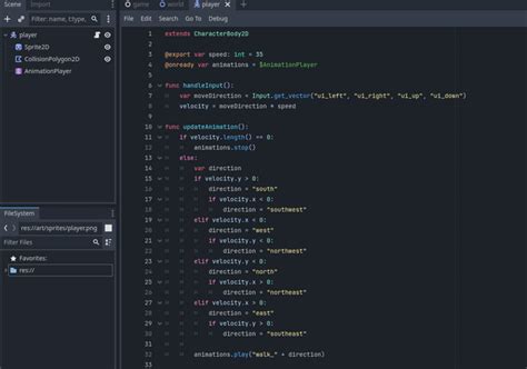 8 Directional 2d Movement Script Help Rgodot