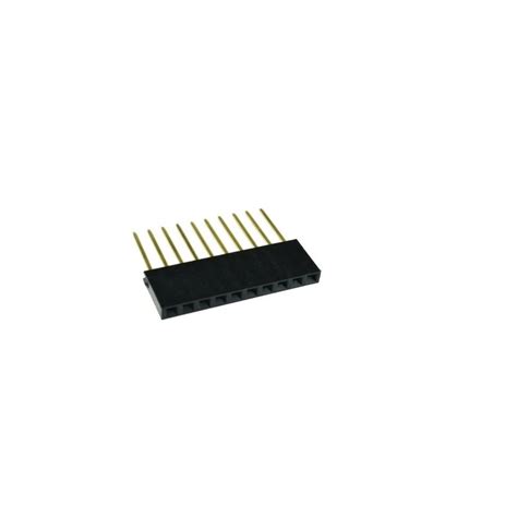 10 Pin Female 11mm Tall Stackable Header Connector Buy Online At Low Price In India