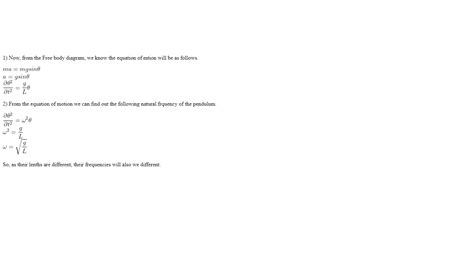 Solved 2 A Variation On Newtons Cradle The System Shown Below
