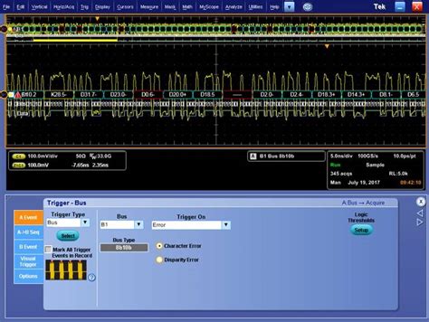 understanding serial trigger and decode software for dpo70000sx scopes