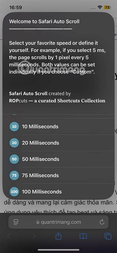 How To Auto Scroll Webpages On Safari Automatically Up And