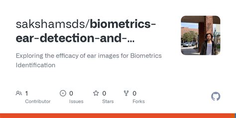 github sakshamsds biometrics ear detection and recognition exploring
