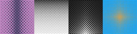 Halftone Square Pattern Set 47020619 Vector Art At Vecteezy