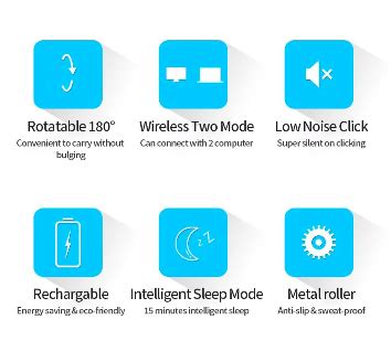 Buy Wholesale China High End Ultra Slim Rotatable G Wireless Mice Portable Bluetooth