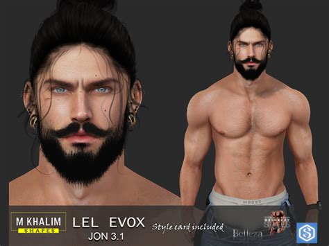 Second Life Marketplace Mauricio Male Shape For Lel Evox Head Jon 31
