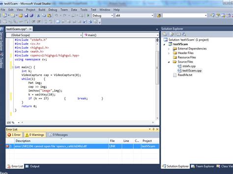 Visual Studio And RtlFreeHeap Error OpenCV Q A Forum