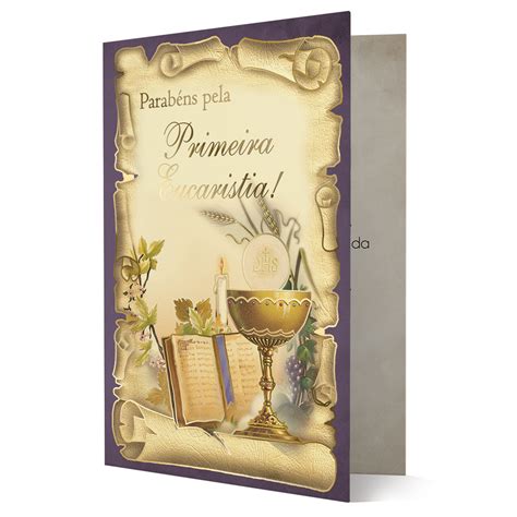 M 678 Cartão De Eucaristia Comunhão