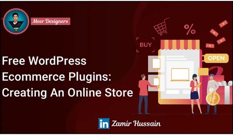 how to boost your e commerce website with wordpress plugins zamir hussain posted on the topic