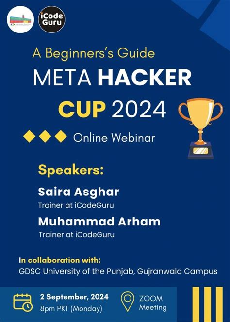 Saira Asghar On Linkedin Meta Pakistanis Icodeguru Webinar Coding Metahackercup