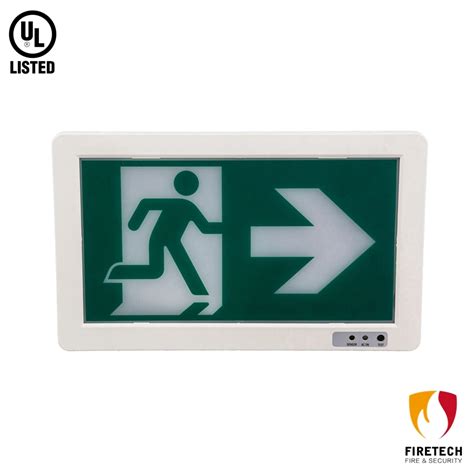 UL Listed Emergency Lighting System LED Exit Sign T Recessed Type China Exit Sign And Sign