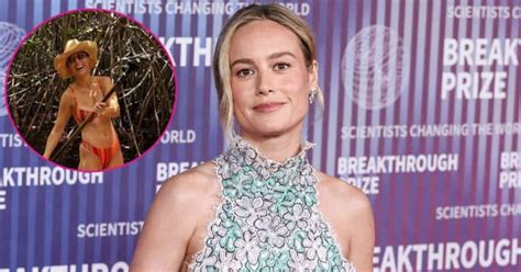 Brie Larson Strips Down To Busty Bikini During Luxurious Vacation To