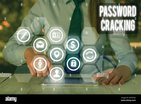 Handwriting Text Writing Password Cracking Conceptual Photo Measures Used To Discover Computer