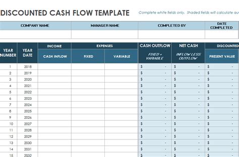 Sample FREE Cash Flow Excel Templates Word Excel Formats