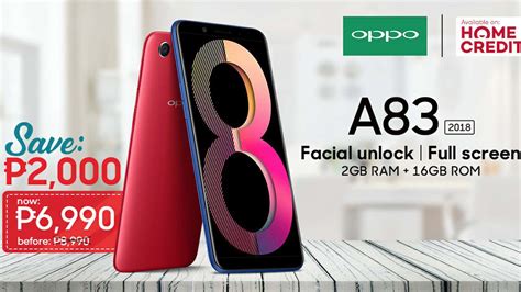 OPPO A83 Now Priced At PHP 6 990 Full Specs