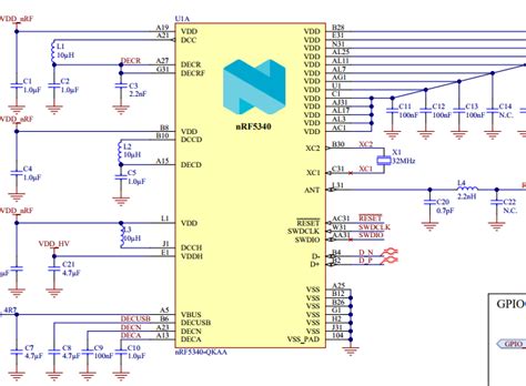 Why NRF No Pin Number In The PCA Schematic And PCB Pdf Nordic Q A Nordic DevZone