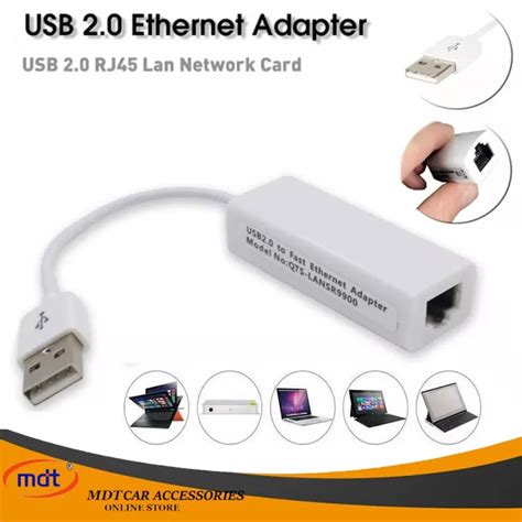 Usb 2 0 To 10 100 Fast Ethernet Lan Wired Network Adapter Usb Ethernet Adapter Lazada Ph