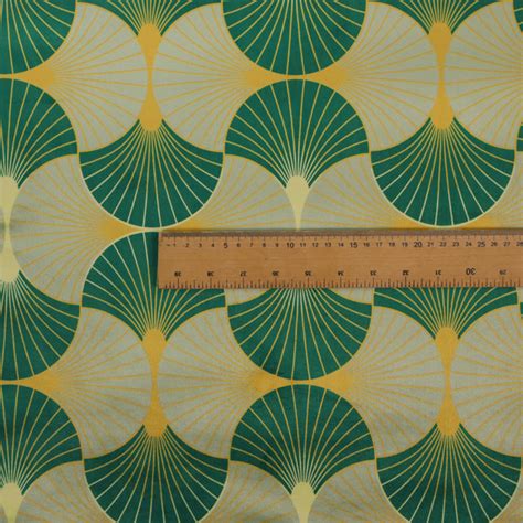 Zurich Art Deco Pattern Upholstery Fabric Yorkshire Fabric Shop