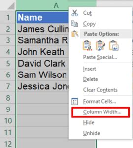 How To Copy Column Widths In Excel Easy Ways