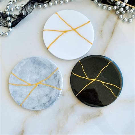 Kintsugi Coaster Etsy