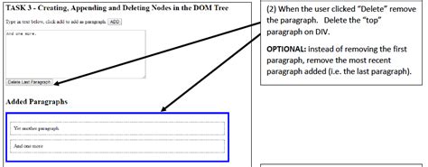 Javascript Dom Nodes Adding Deleting Alerts Stack Overflow