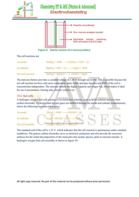 Electrochemistry Notes For Class 12 Jee And Jee Advanced Pdf Pdf
