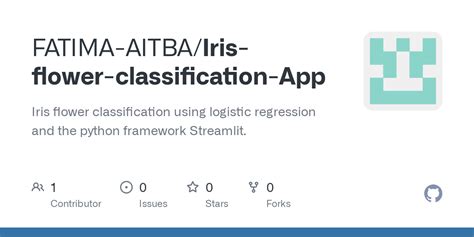 Github Fatima Aitbairis Flower Classification App Iris Flower