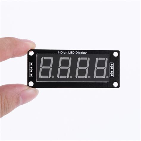 056 Inch Led Board Tm1637 Driver 4 Digit Multicolors For Arduino