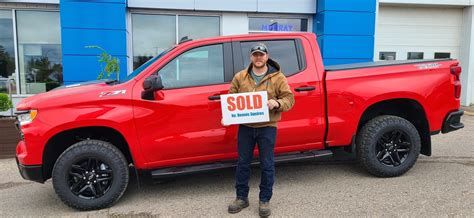 Congratulations To Mack Of Nipawin Who Drove Home This Beautiful 2022 Silverado Trail Boss Lt