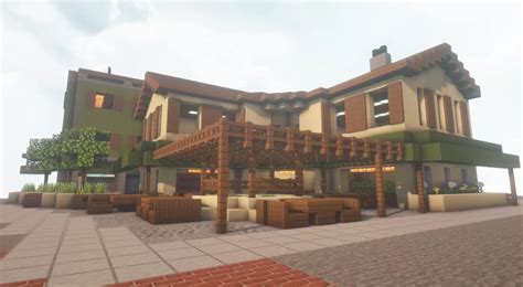 Patio Restaurant Minecraft Map