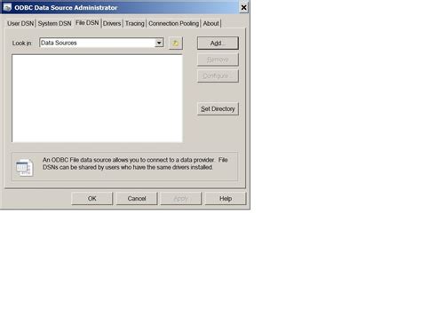 How To Add A Net Driver In The Odbc Data Source Administrator
