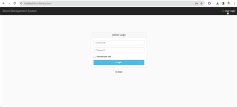 Online Blood Bank Management System Project In PHP MySQL