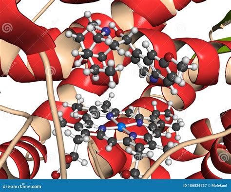 Cytochrome P450 Cyp2d6 Liver Enzyme In Complex With The Drug Quinine