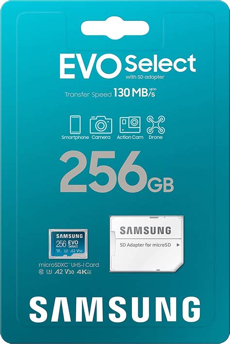 Samsung 256GB EVO Plus Micro SD Class 10 MicroSDXC UHS-I U3