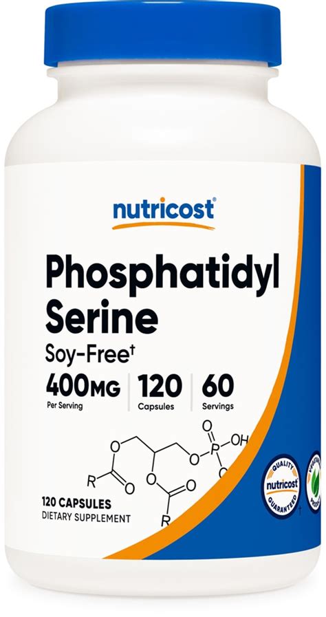 Nutricost Phosphatidyl Serine 400 Mg 120 Capsules Vitacost