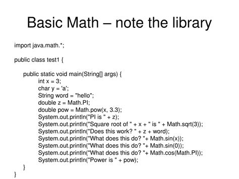Ppt Java Syntax Powerpoint Presentation Free Download Id8724852