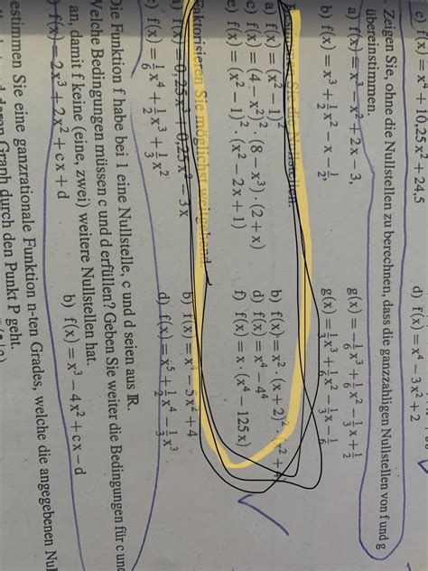 Mathefragende Nullstellen Von Polynom Funktionen