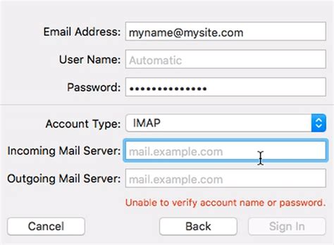 setting up email in mac os x mail liquid web